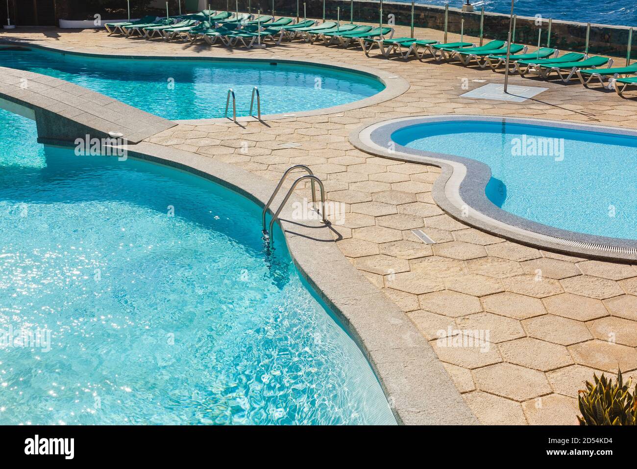A blue pool of water Stock Photo - Alamy