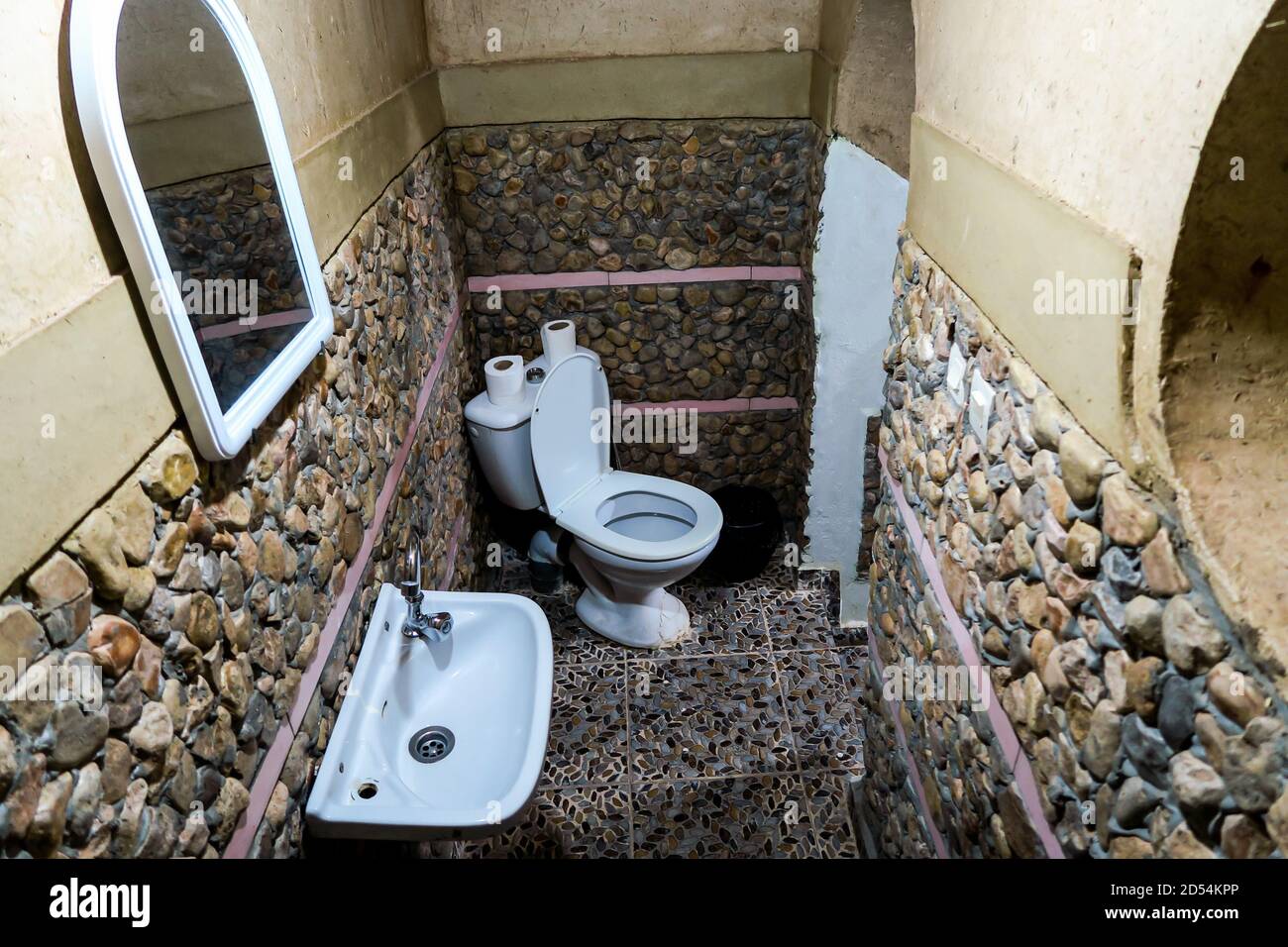 building in retro style, photo as background Stock Photo - Alamy