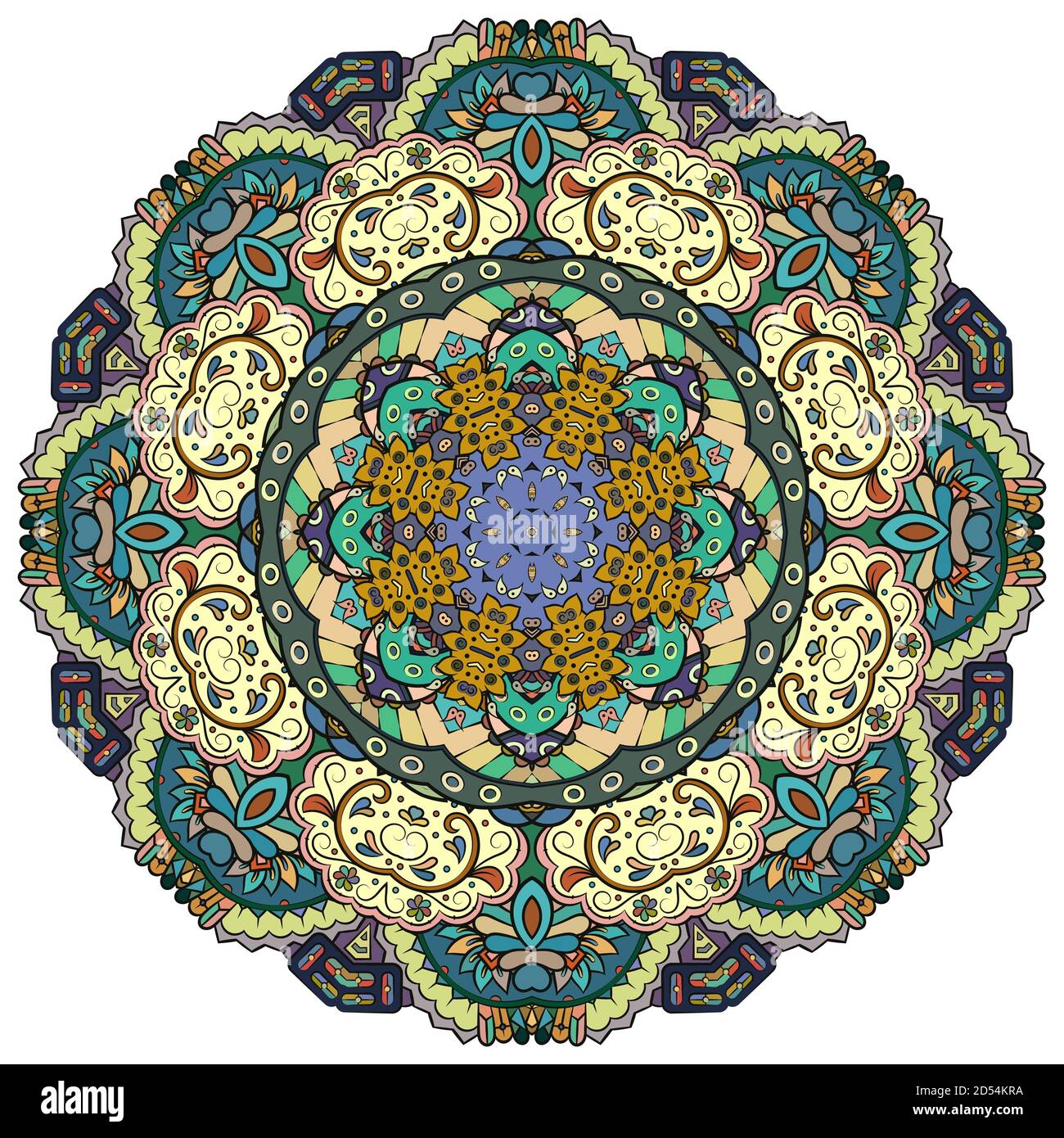 Mandala, tracery wheel mehndi design Stock Vector Image & Art - Alamy
