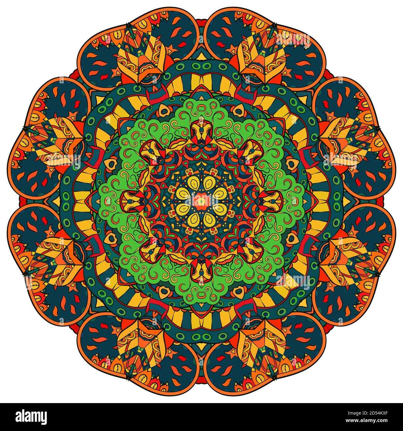 Mandala, tracery wheel mehndi design Stock Vector Image & Art - Alamy