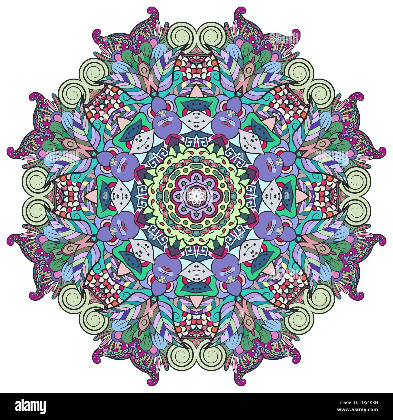 Mandala, tracery wheel mehndi design Stock Vector Image & Art - Alamy
