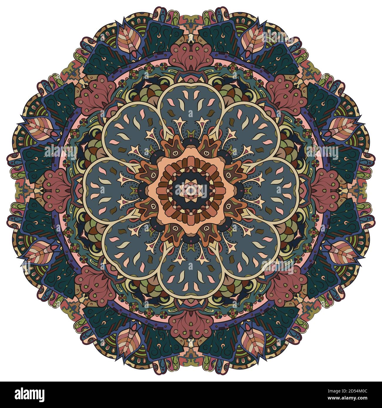 Mandala, tracery wheel mehndi design Stock Vector Image & Art - Alamy