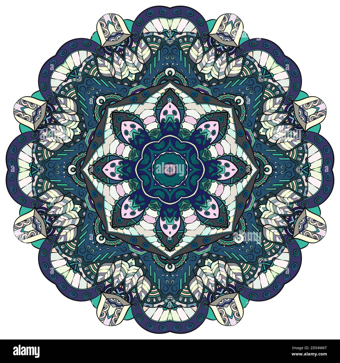 Beautiful mehndi design Cut Out Stock Images & Pictures - Alamy