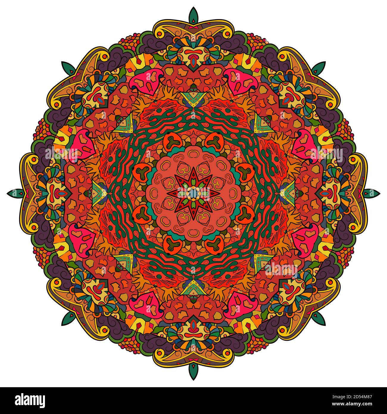 Mandala, tracery wheel mehndi design Stock Vector Image & Art - Alamy
