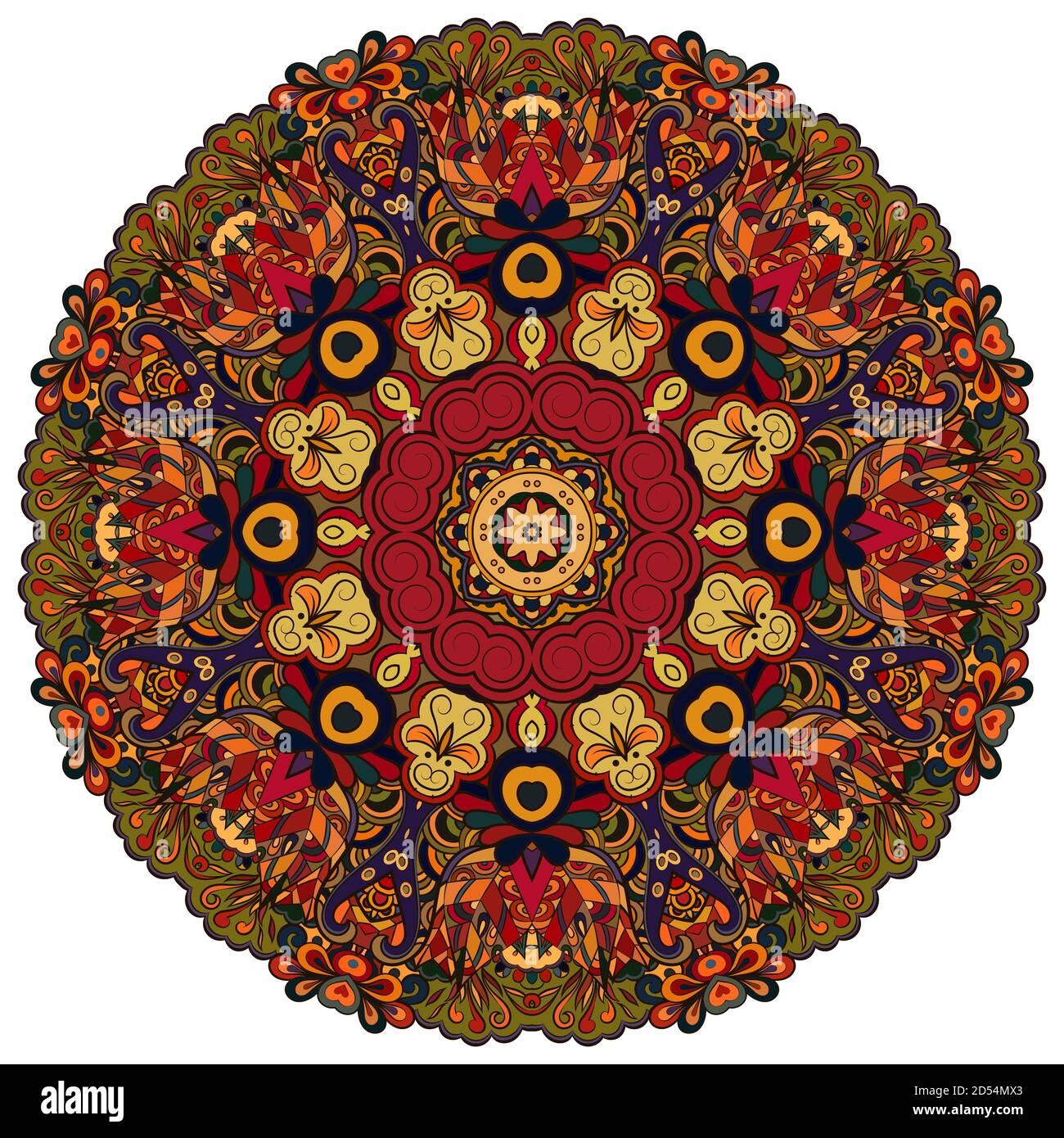 Mandala, tracery wheel mehndi design Stock Vector Image & Art - Alamy