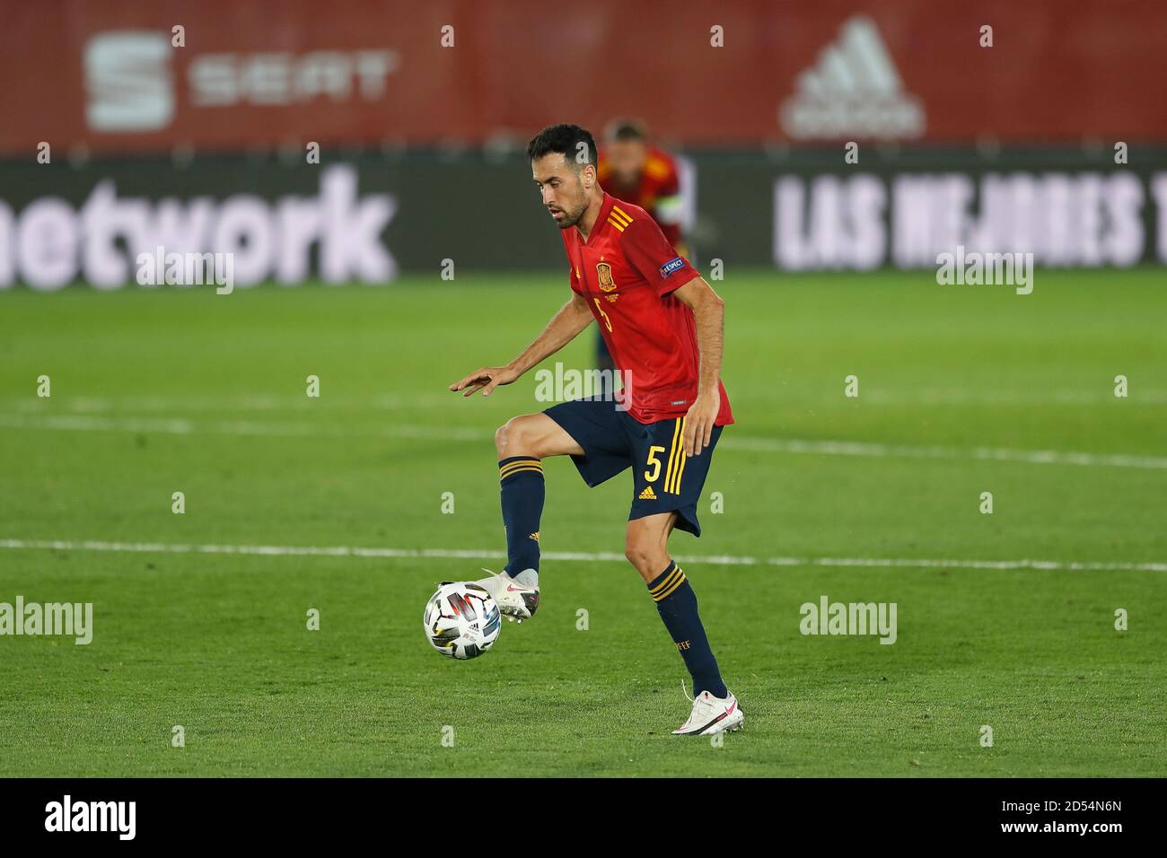 Madrid, Spain. 10th Oct, 2020. Sergio Busquets (ESP) Football/Soccer ...