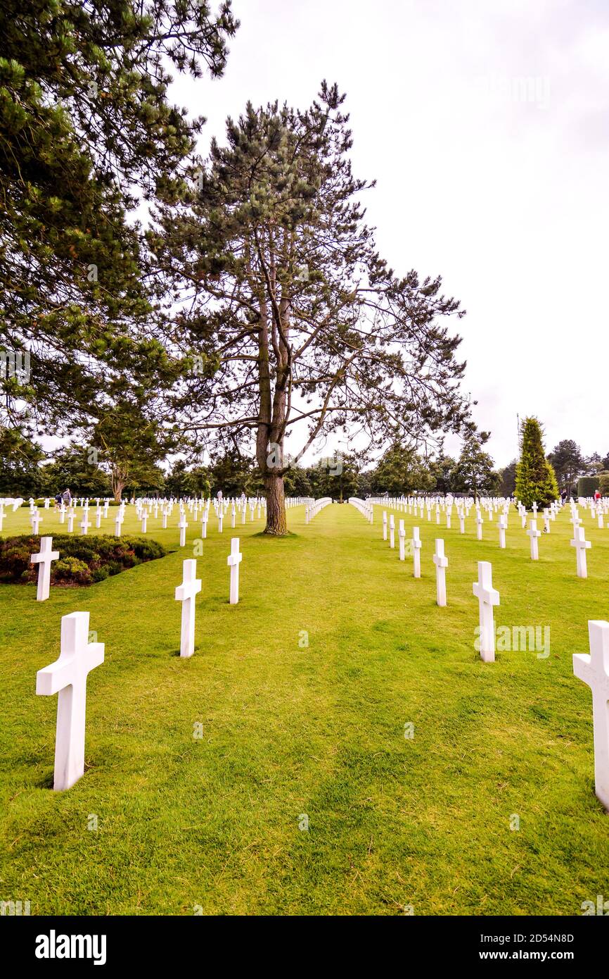 American Cemetery in Normandy Stock Photo - Alamy