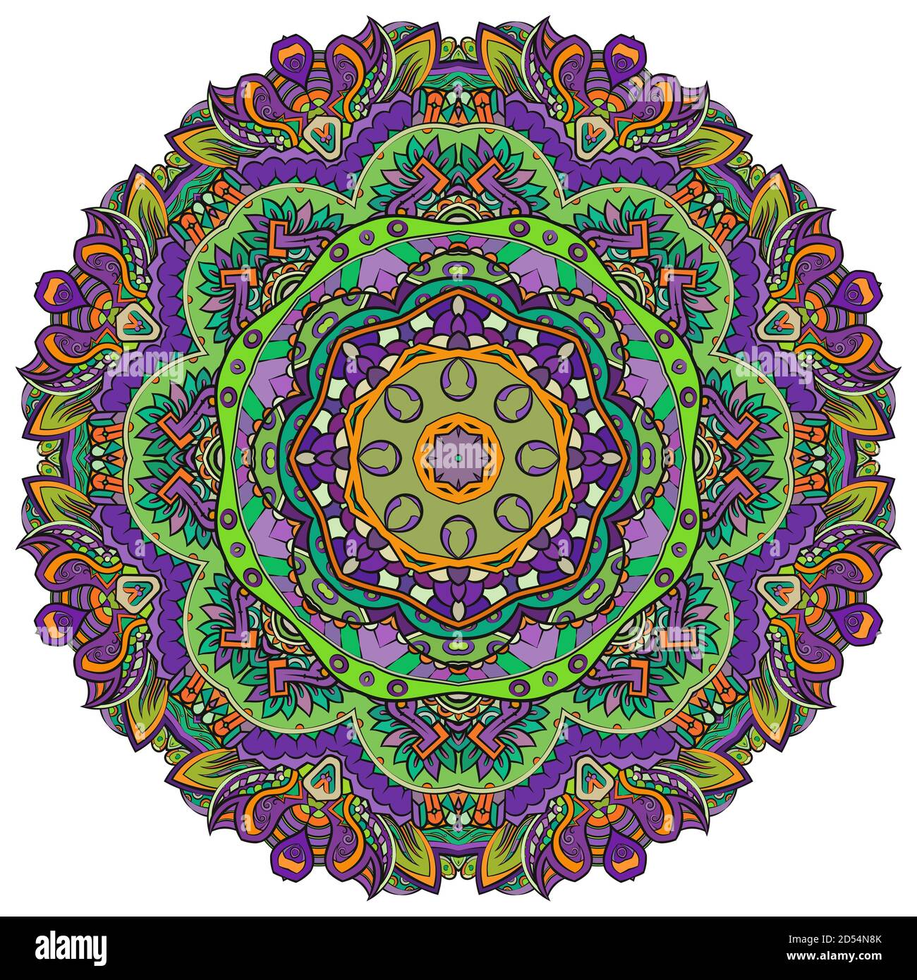 Mandala, tracery wheel mehndi design Stock Vector Image & Art - Alamy