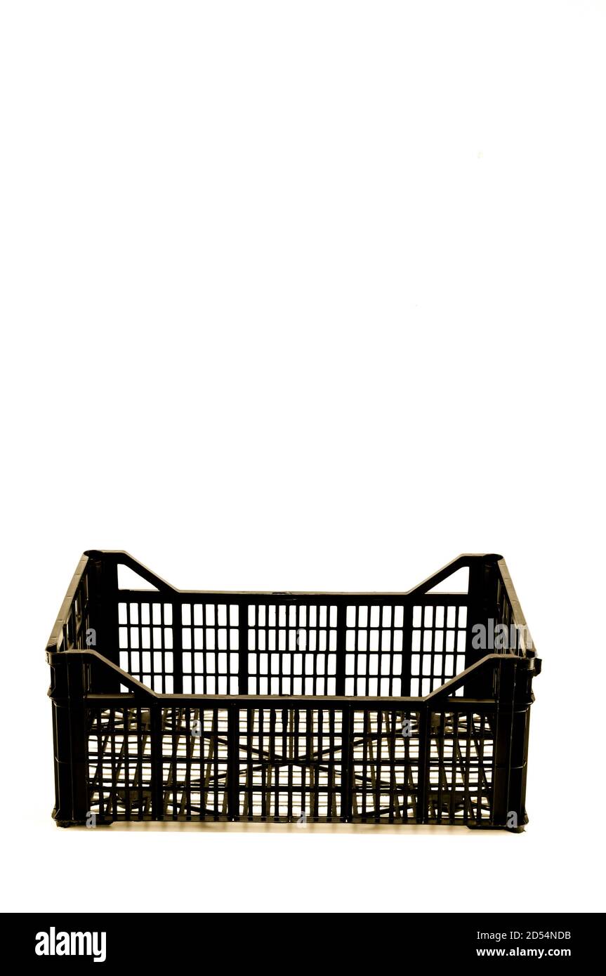 Empty Fruit Crate Box Stock Photo - Alamy