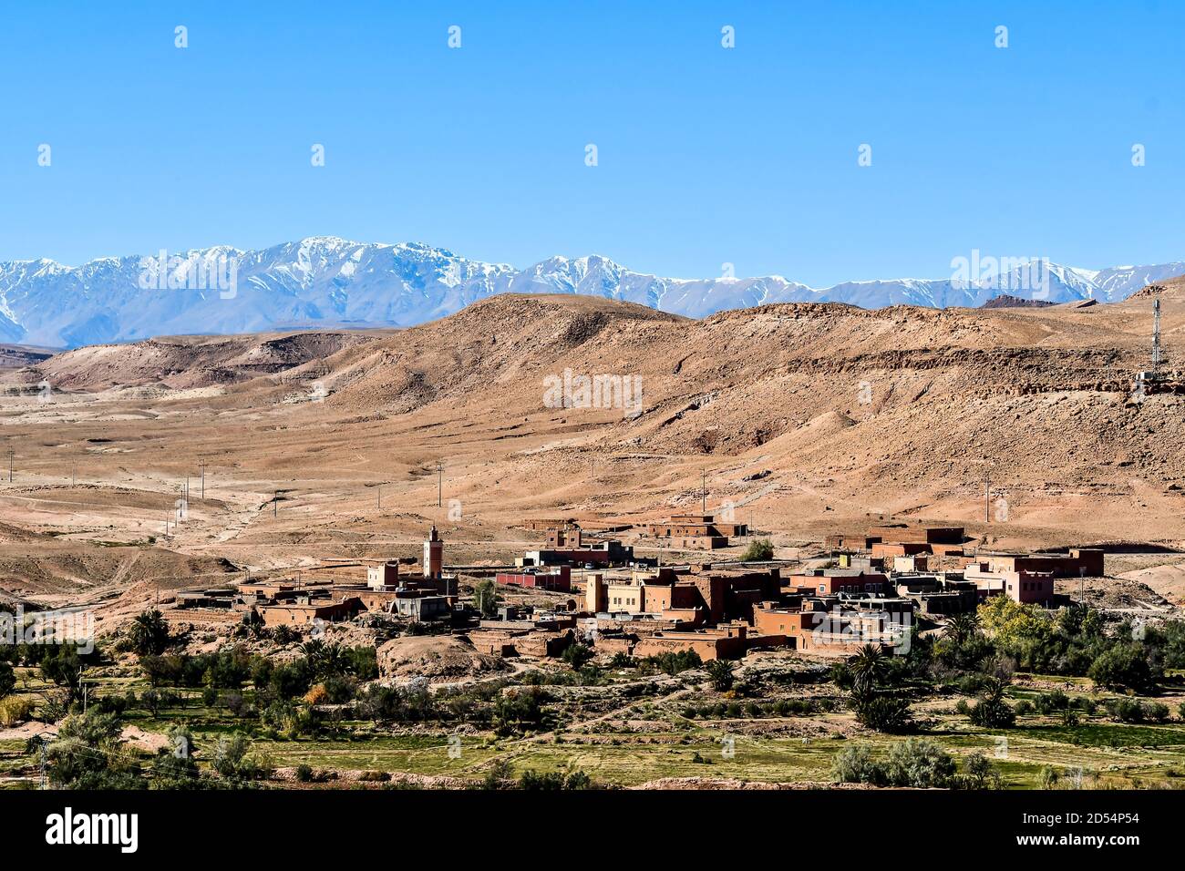 view of atlas moroccan mountains in morocco Africa Stock Photo - Alamy