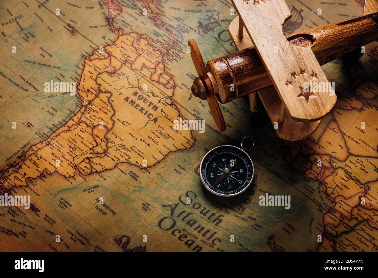 Old World Maps With Compass