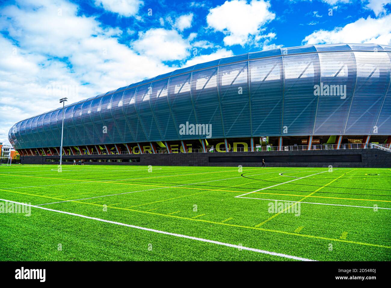 The University of Oregon track and field stadium Stock Photo - Alamy