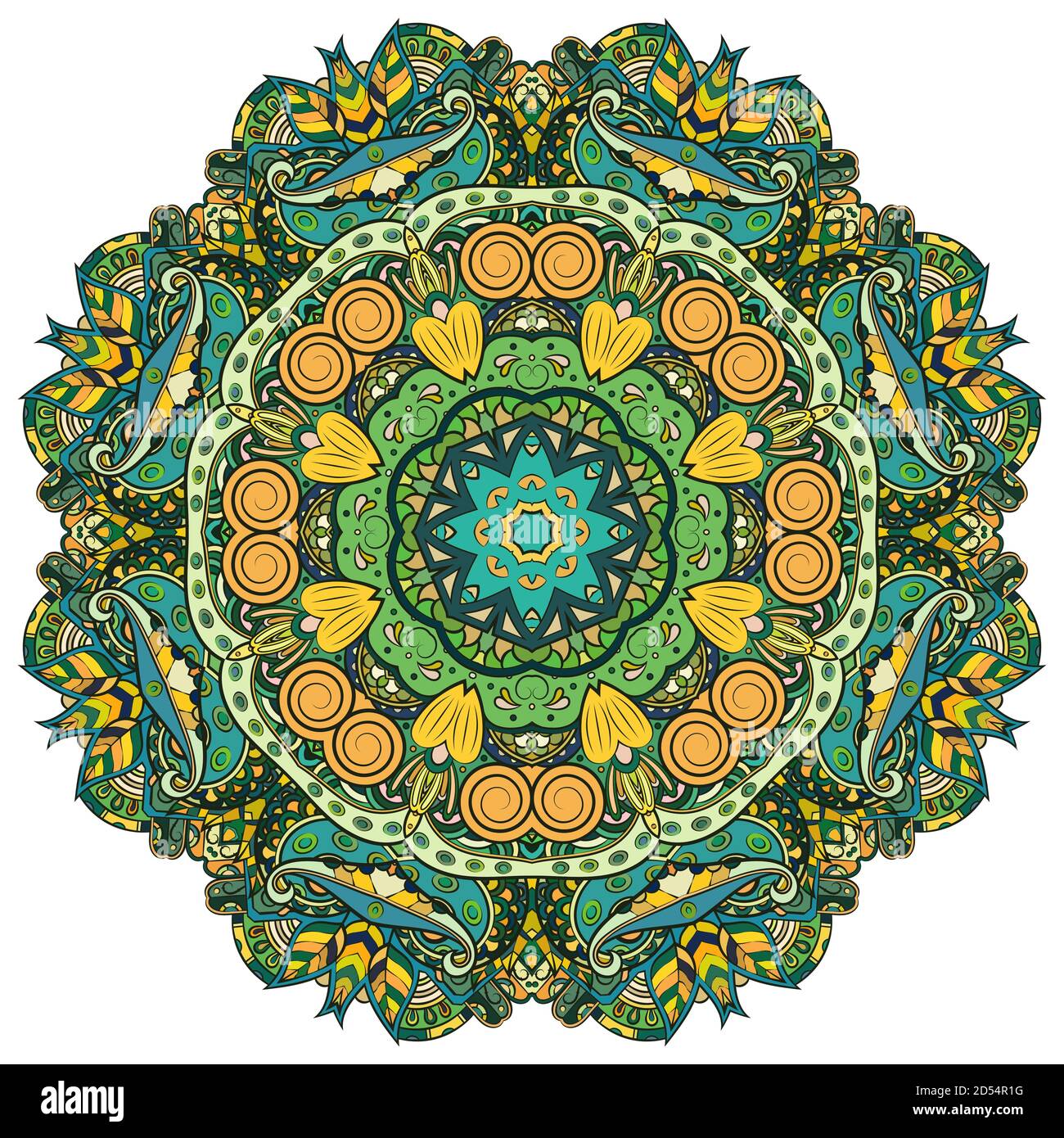 Mandala, tracery wheel mehndi design Stock Vector Image & Art - Alamy