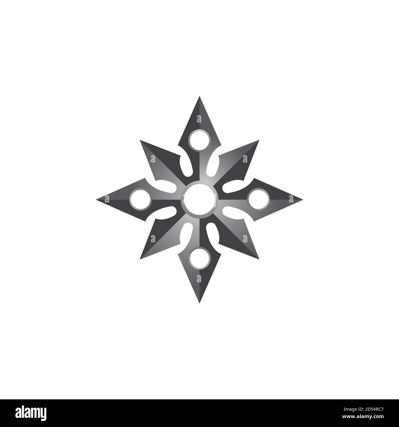 ninja weapons vector logo and symbol Stock Vector Image & Art - Alamy