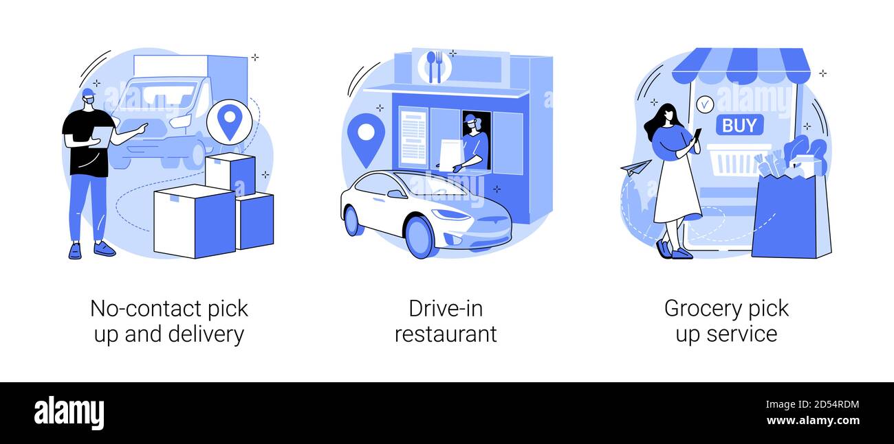 Safe shopping abstract concept vector illustrations Stock Vector Image ...