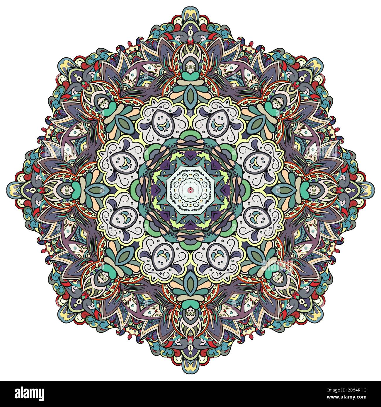 Mandala, tracery wheel mehndi design Stock Vector Image & Art - Alamy