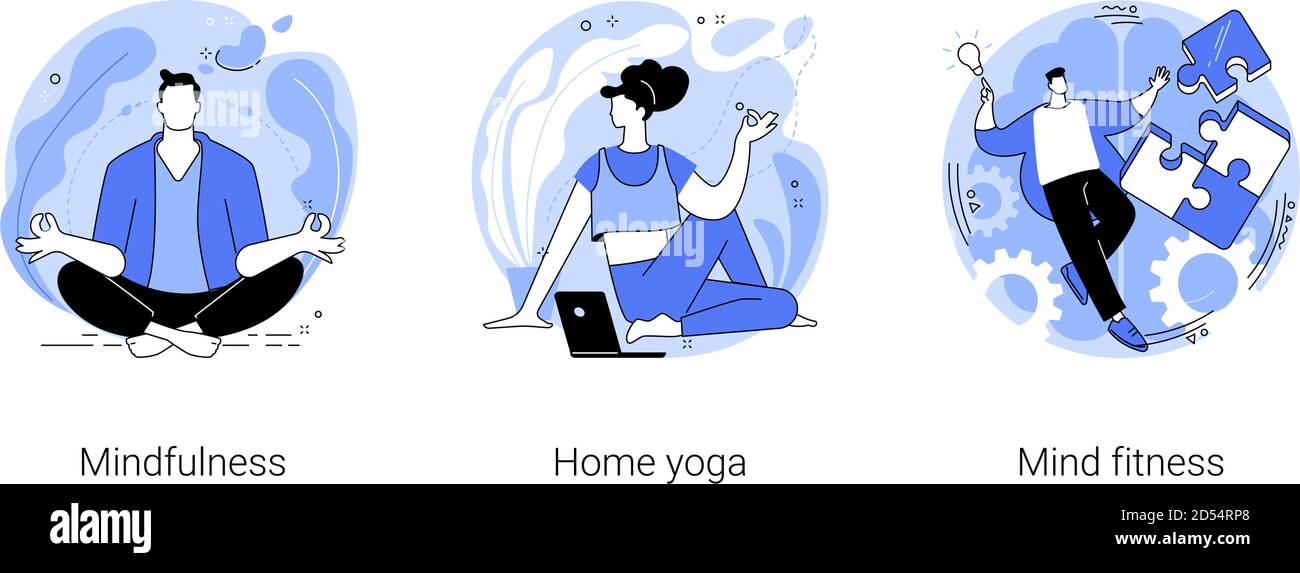 Mental health abstract concept vector illustrations Stock Vector Image ...