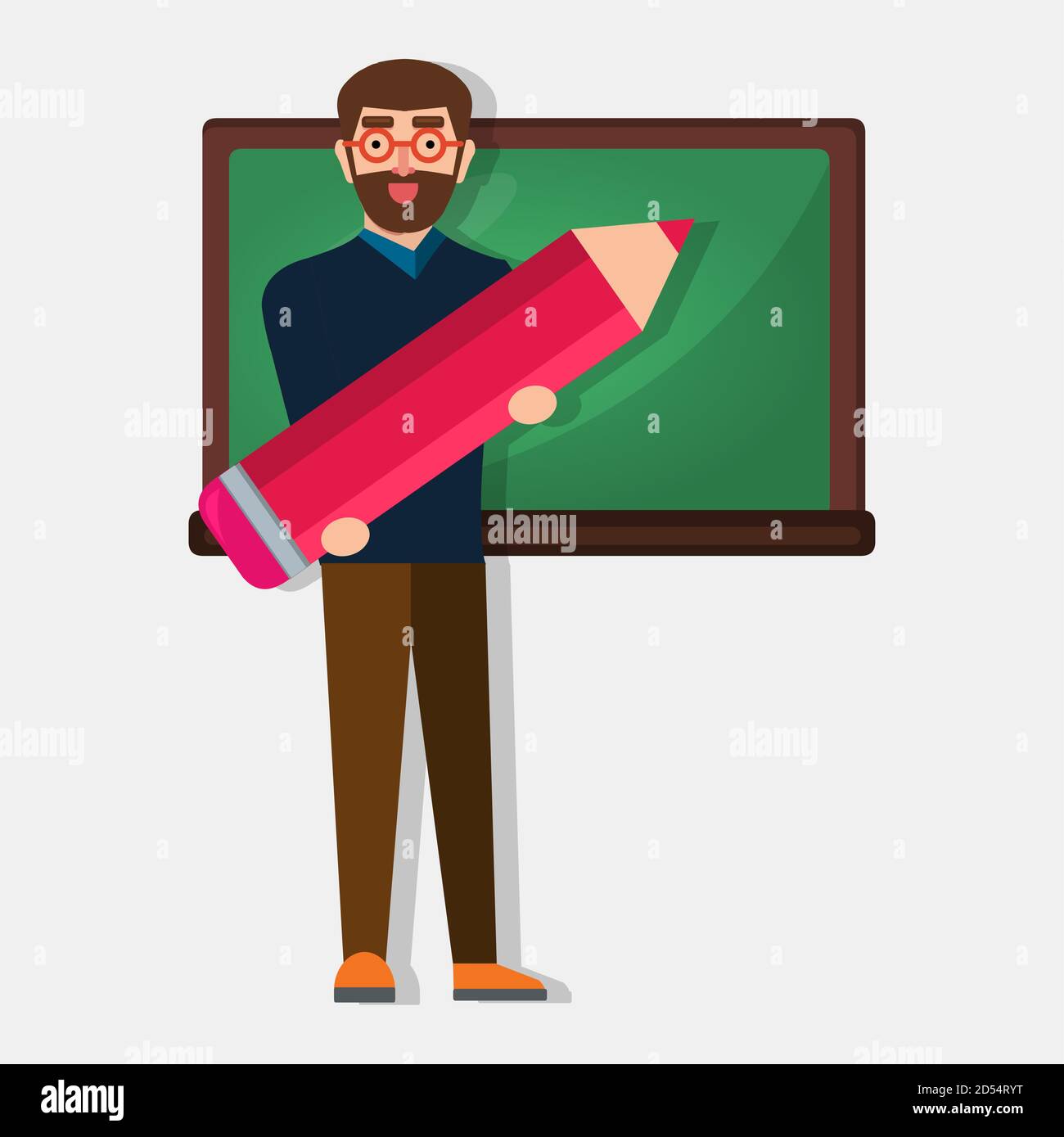 High School Teacher Lecture Stock Vector Images - Alamy