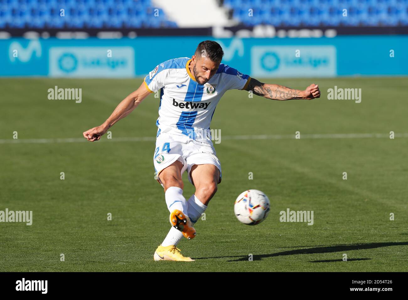 Leganes, Spain. 11th Oct, 2020. Borja Baston (Leganes) Football/Soccer ...