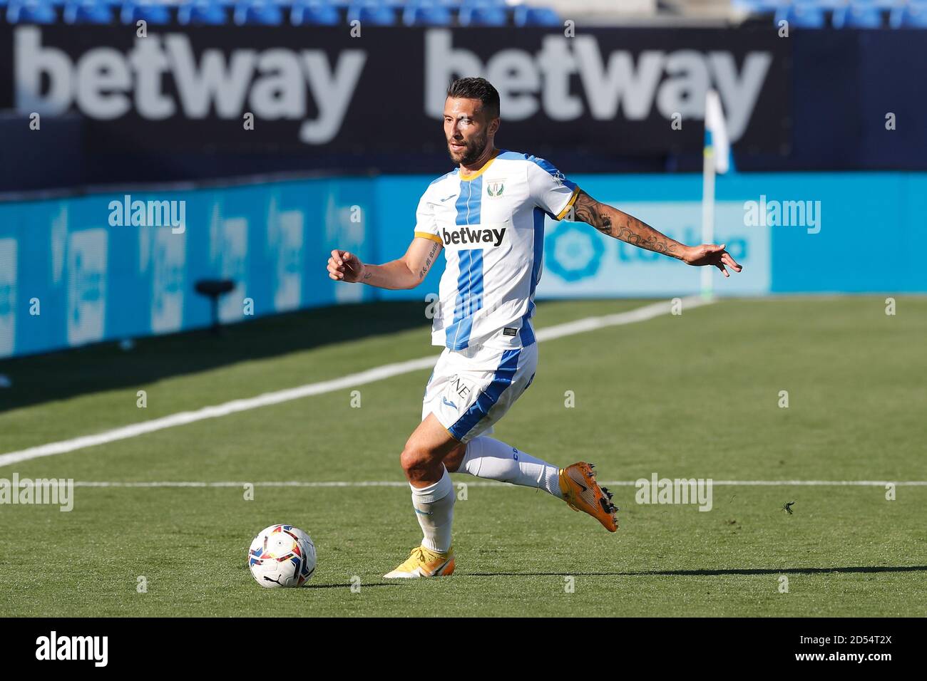 Leganes, Spain. 11th Oct, 2020. Borja Baston (Leganes) Football/Soccer ...
