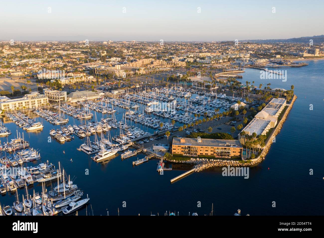Aerial marina view beach hi-res stock photography and images - Alamy