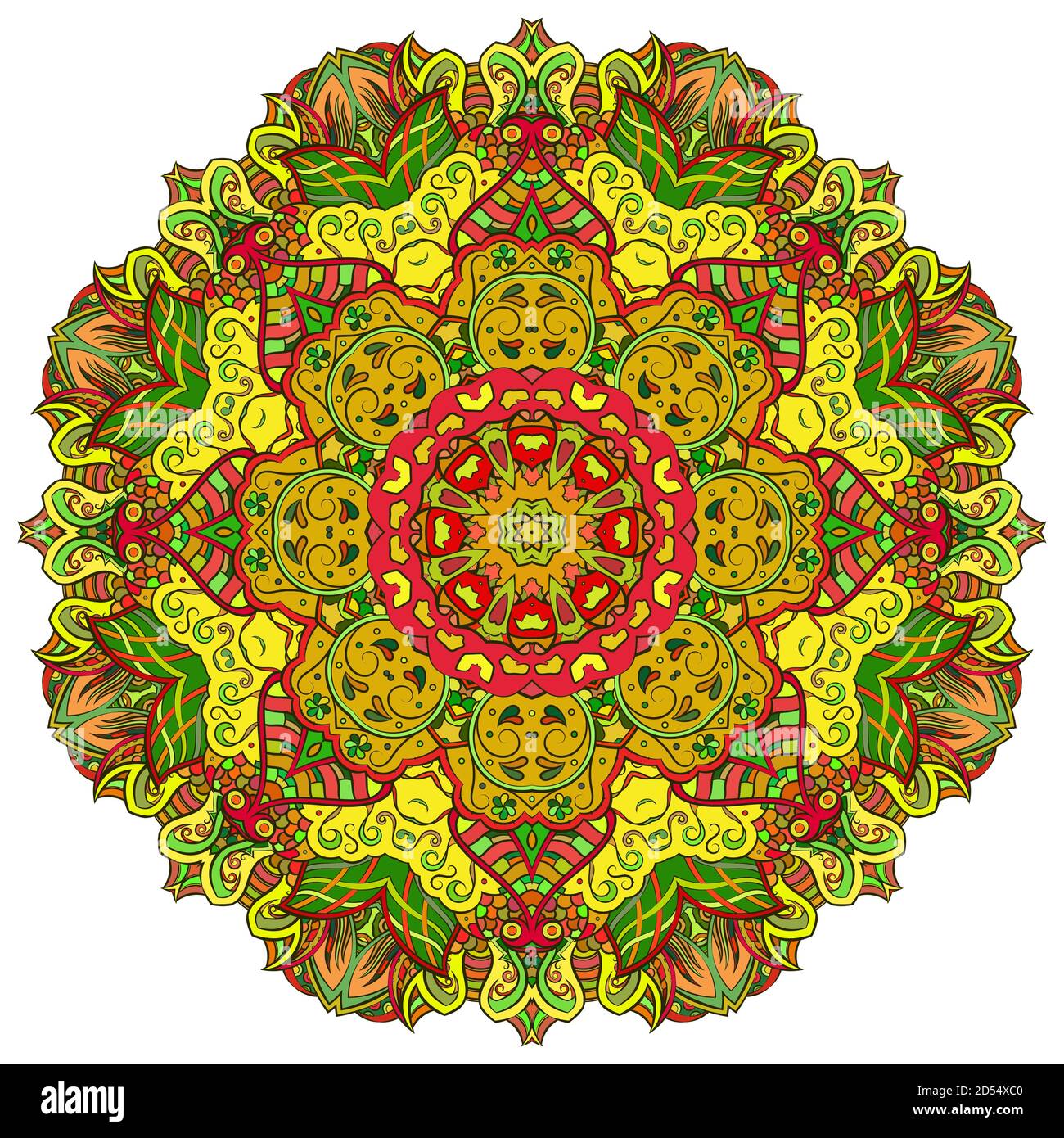 Mandala, tracery wheel mehndi design Stock Vector Image & Art - Alamy