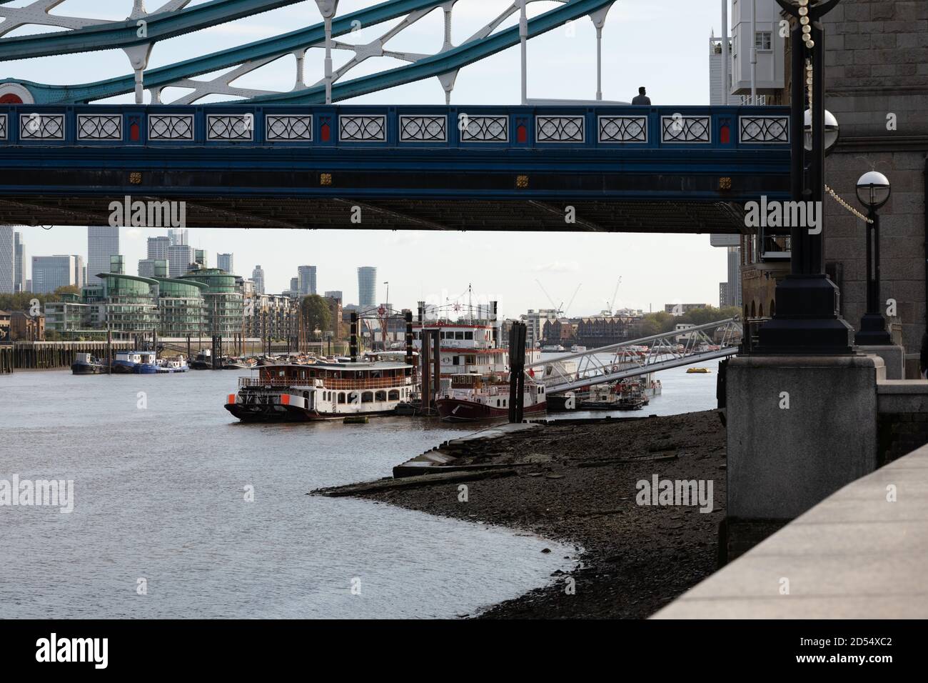 London Skyline Thames and City Life Stock Photo - Alamy