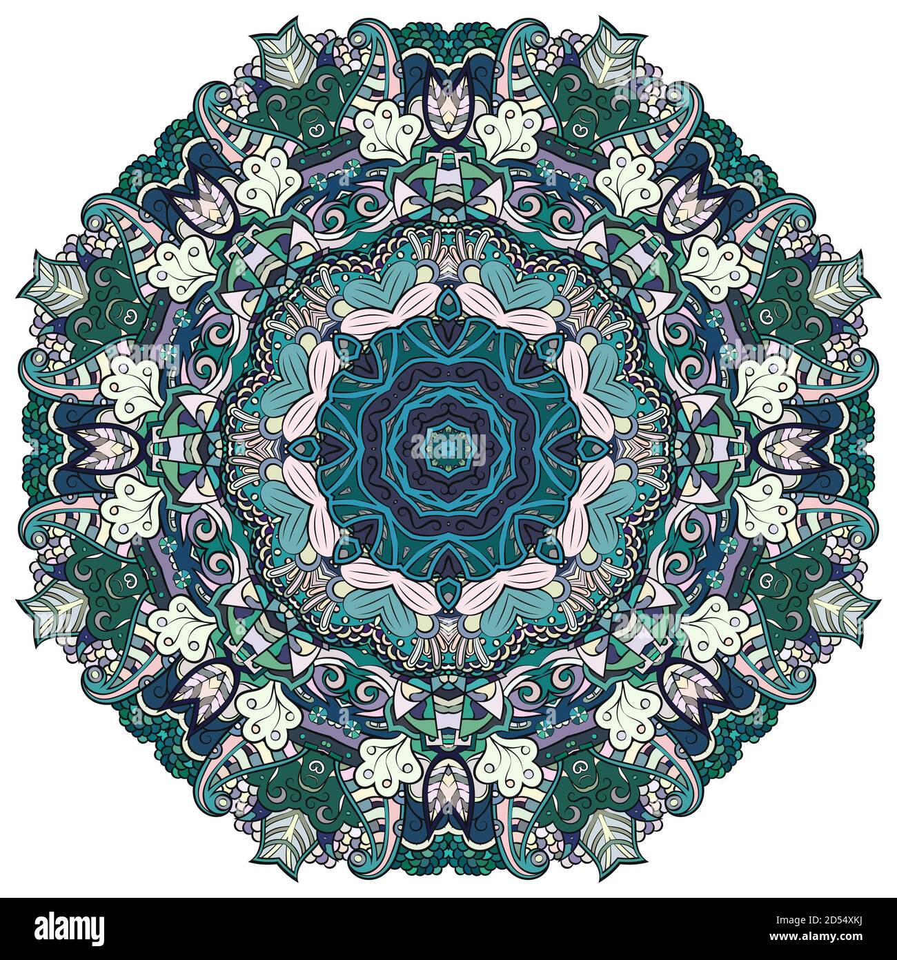 Mandala, tracery wheel mehndi design Stock Vector Image & Art - Alamy