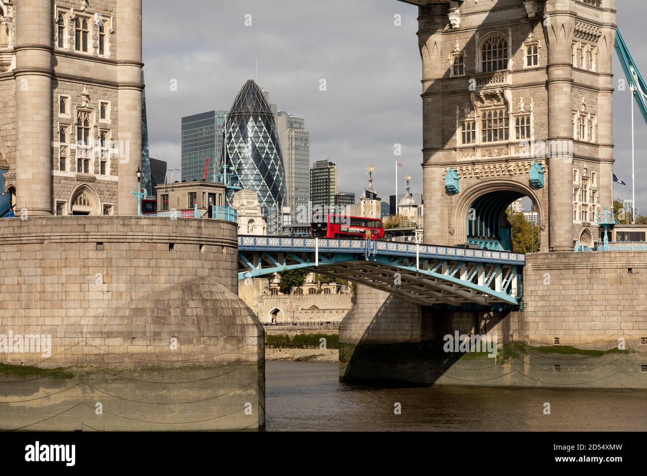 London Skyline Thames and City Life Stock Photo - Alamy