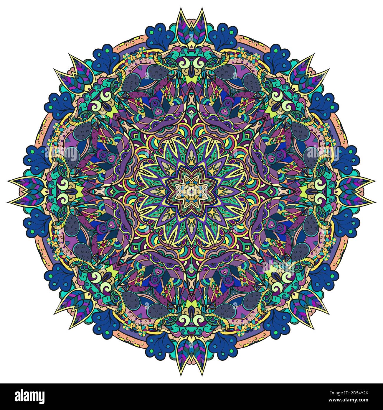 Mandala, tracery wheel mehndi design Stock Vector Image & Art - Alamy