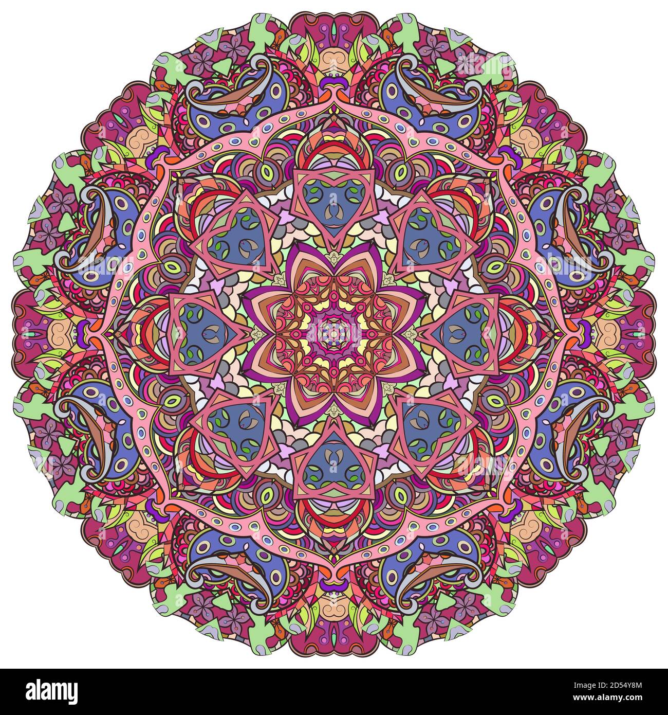 Mandala, tracery wheel mehndi design Stock Vector Image & Art - Alamy