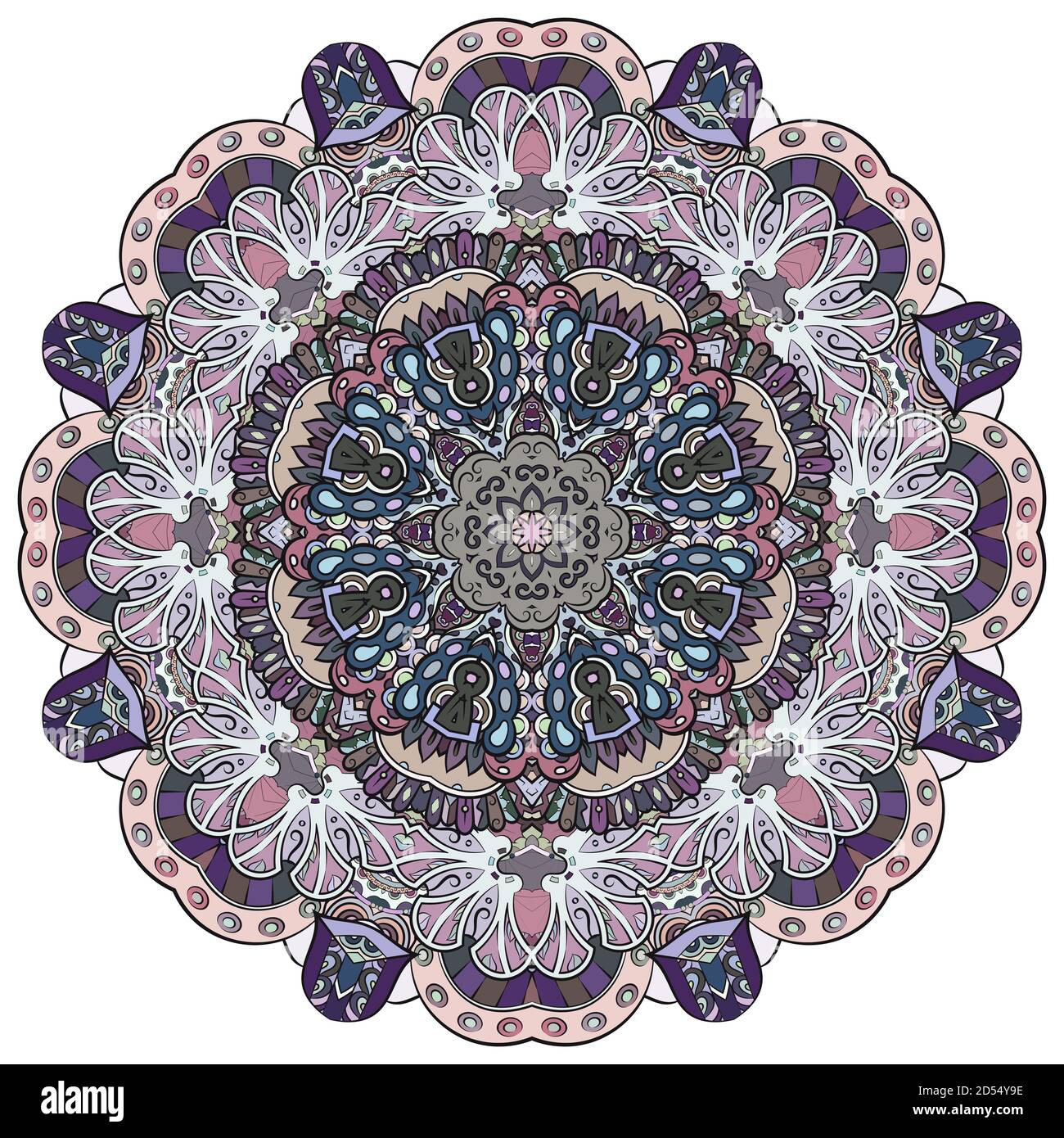 Mandala, tracery wheel mehndi design Stock Vector Image & Art - Alamy