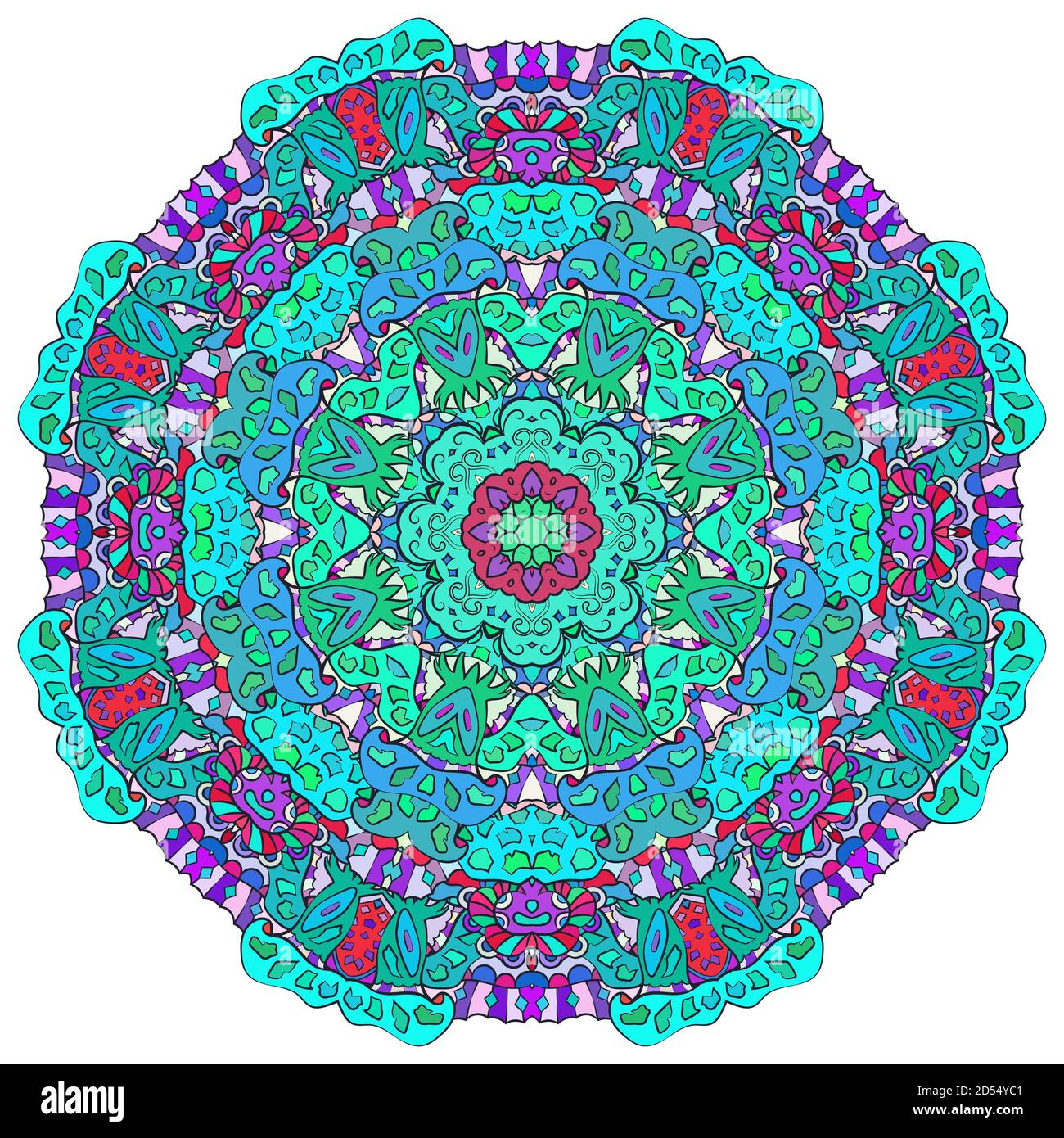 Mandala, tracery wheel mehndi design Stock Vector Image & Art - Alamy
