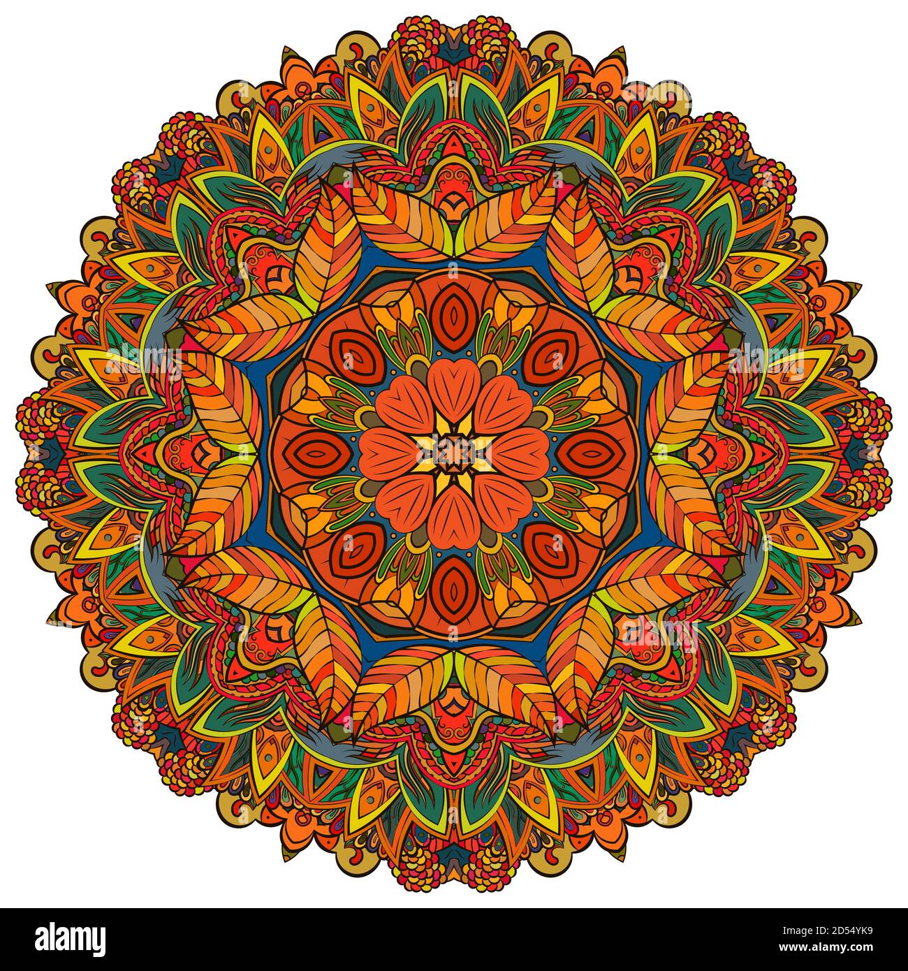 Mandala, tracery wheel mehndi design Stock Vector Image & Art - Alamy