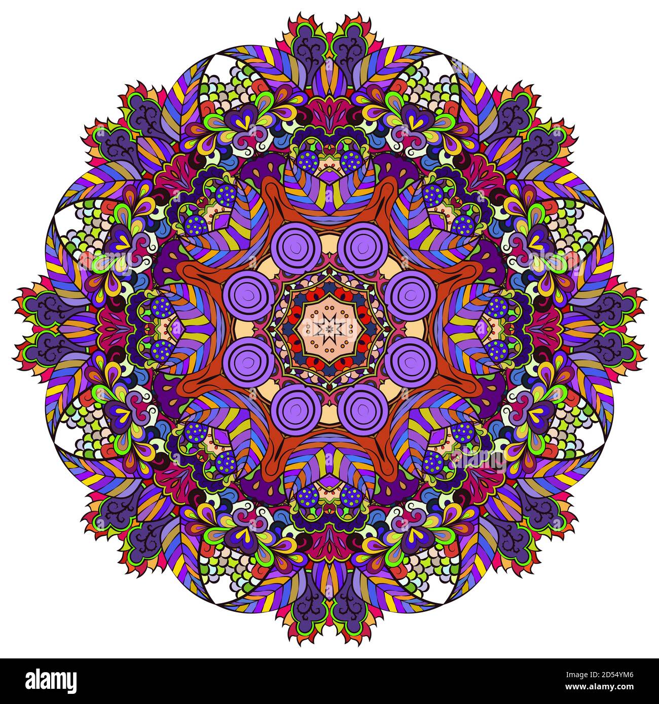 Mandala, tracery wheel mehndi design Stock Vector Image & Art - Alamy