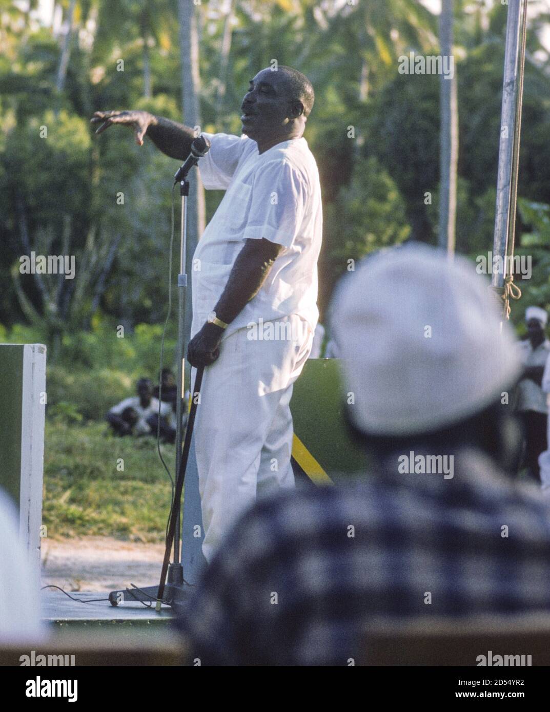 Abeid Amani Karume, President of Zanzibar, 1964-1972. Photographed ...