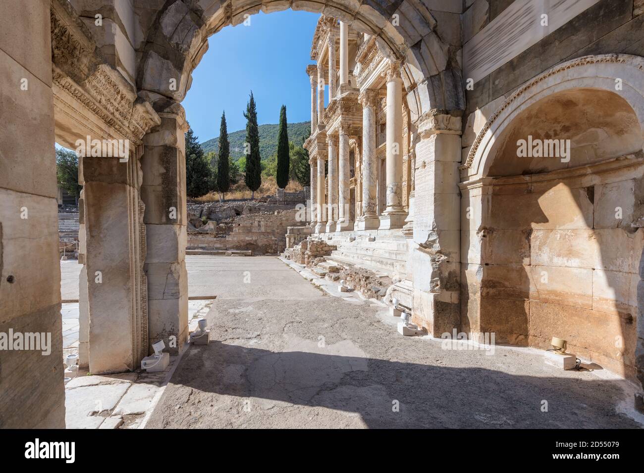 Celsius Library in ancient city Ephesus, Turkey Stock Photo - Alamy
