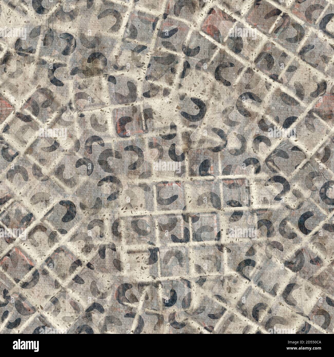 Chic formal grungy geo texture seamless pattern Stock Photo - Alamy