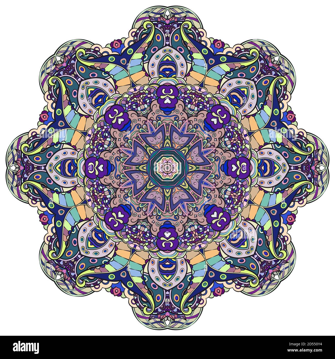 Mandala, tracery wheel mehndi design Stock Vector Image & Art - Alamy