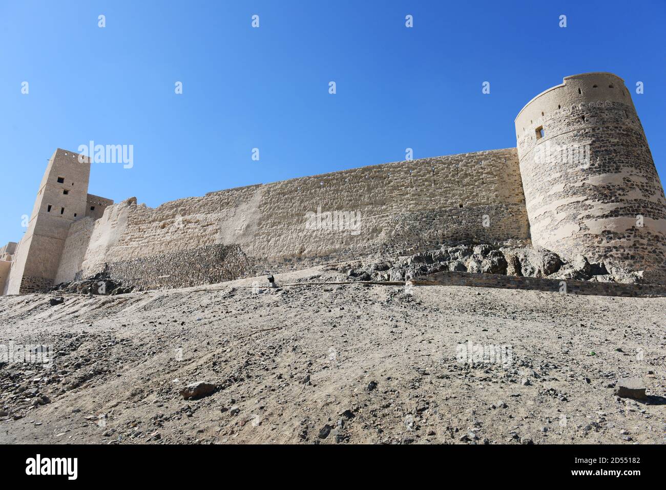 The Bahla fort in Oman Stock Photo - Alamy