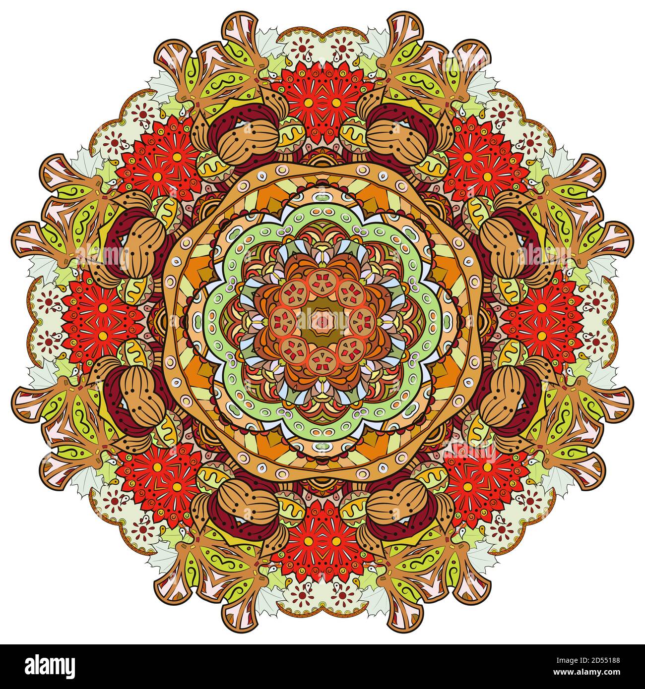Mandala, tracery wheel mehndi design Stock Vector Image & Art - Alamy