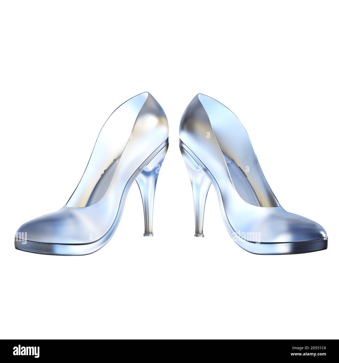 Glass Shoe, 3D Rendering, 3D Illustration Stock Photo - Alamy