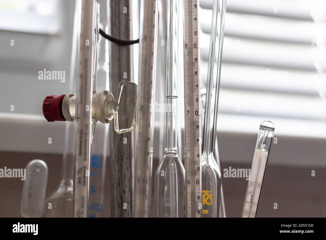 View over physico-chemical laboratory equipment Stock Photo - Alamy