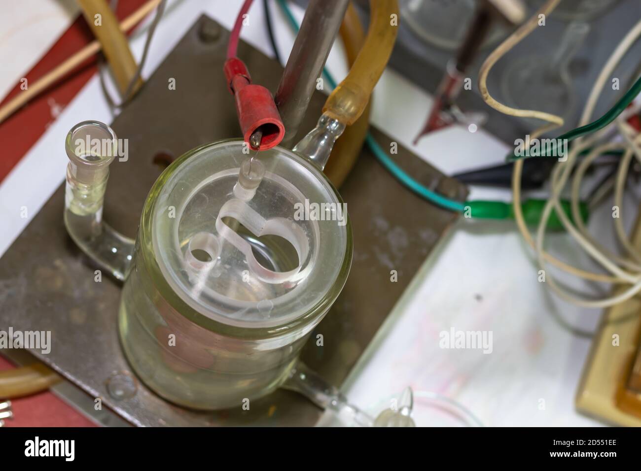 View over physico-chemical laboratory equipment Stock Photo - Alamy