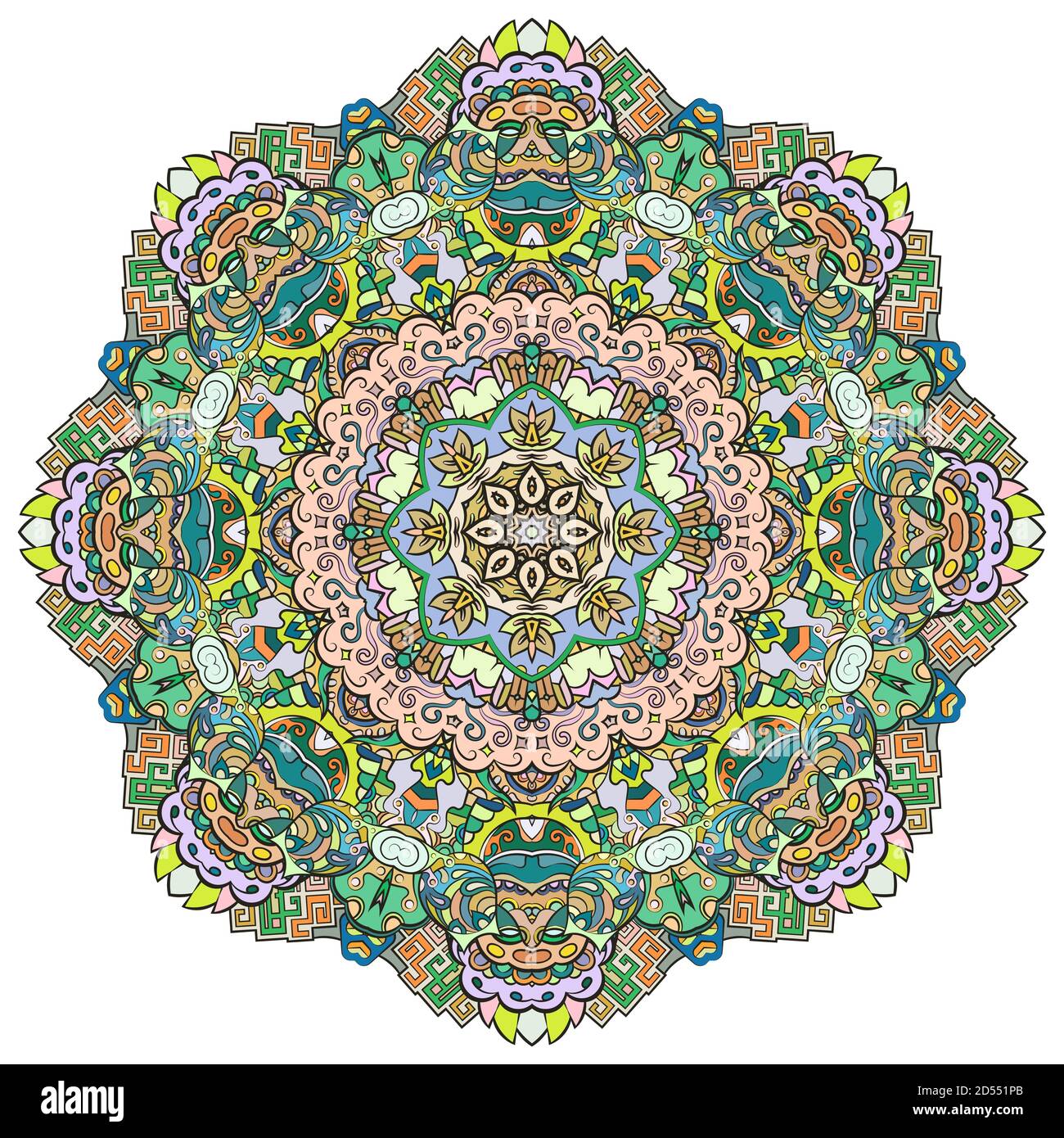 Mandala, tracery wheel mehndi design Stock Vector Image & Art - Alamy