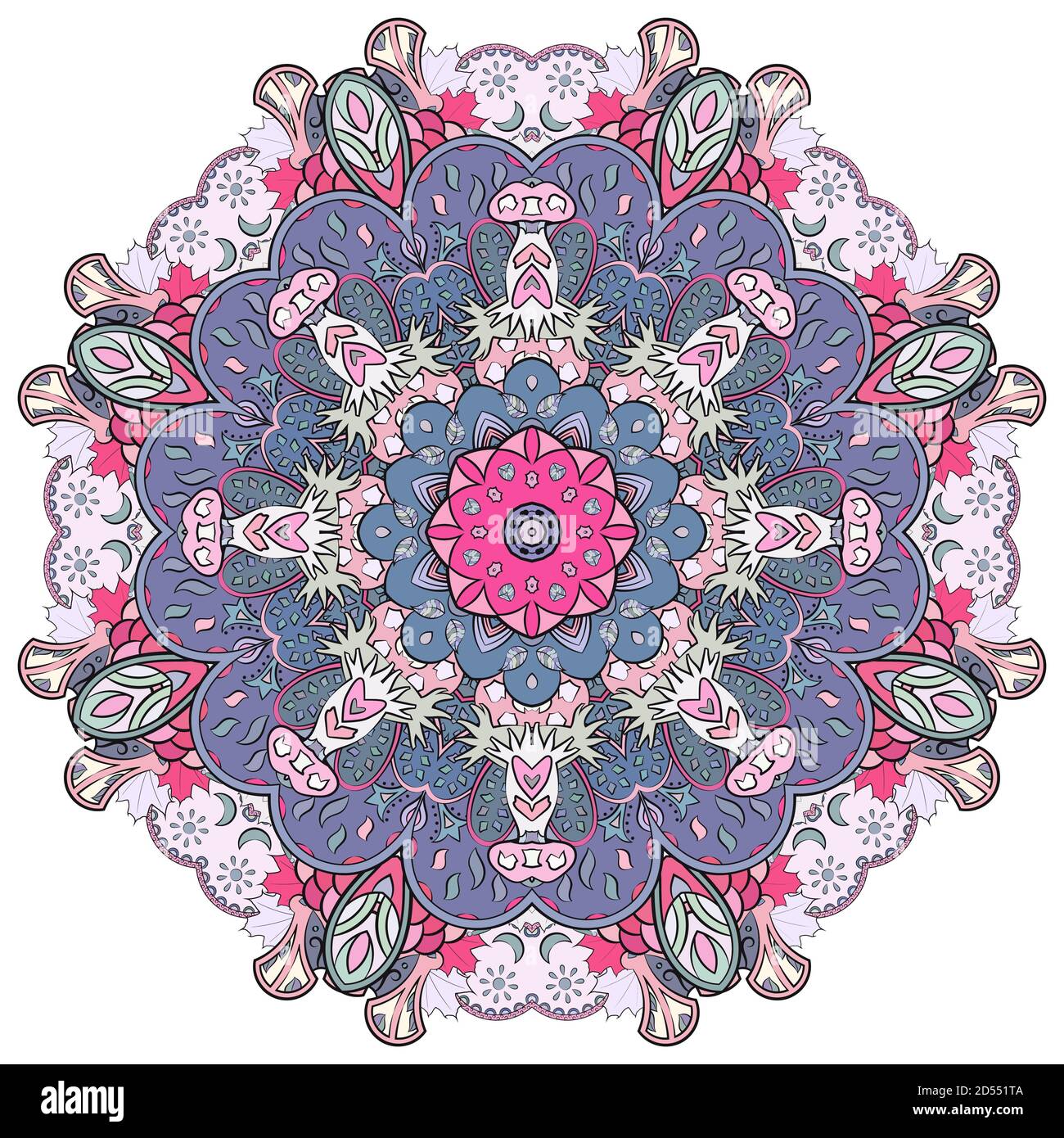 Mandala, tracery wheel mehndi design Stock Vector Image & Art - Alamy