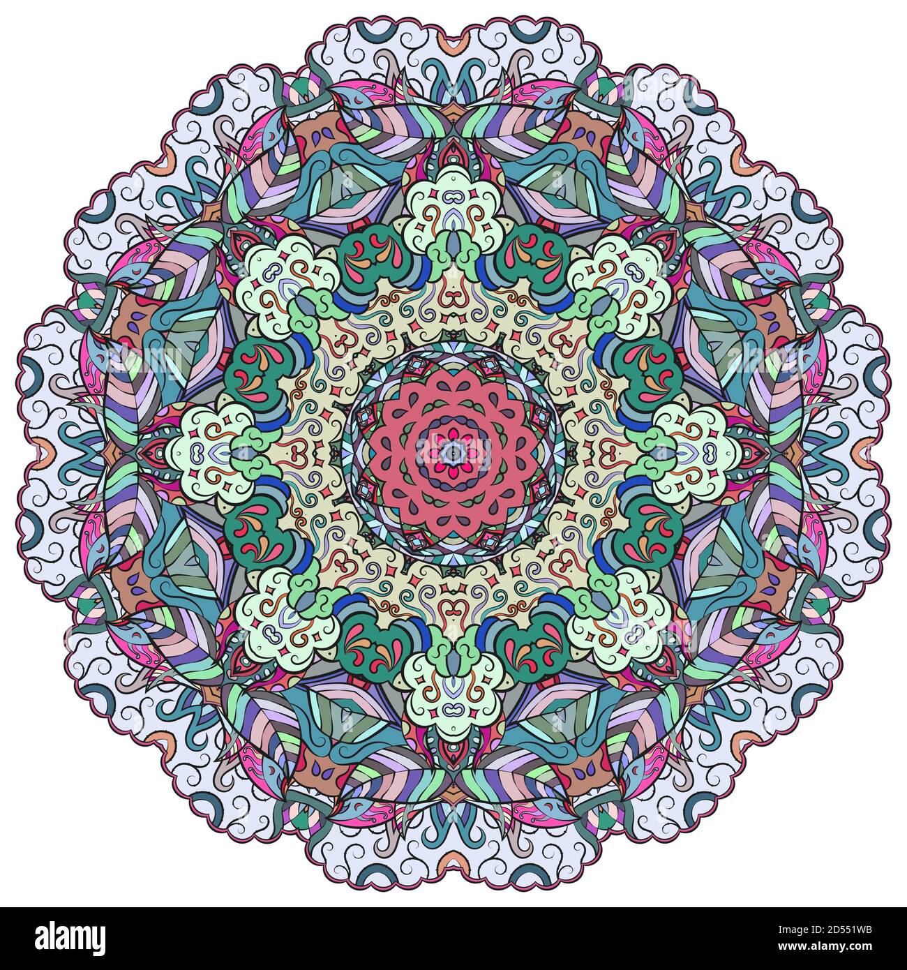 Mandala, tracery wheel mehndi design Stock Vector Image & Art - Alamy