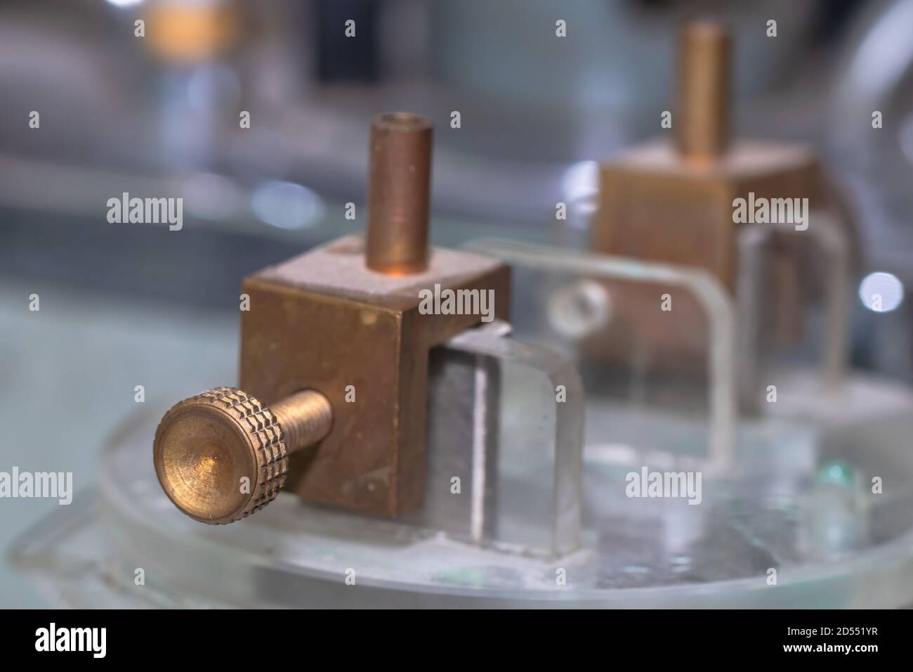 View over physico-chemical laboratory equipment Stock Photo - Alamy