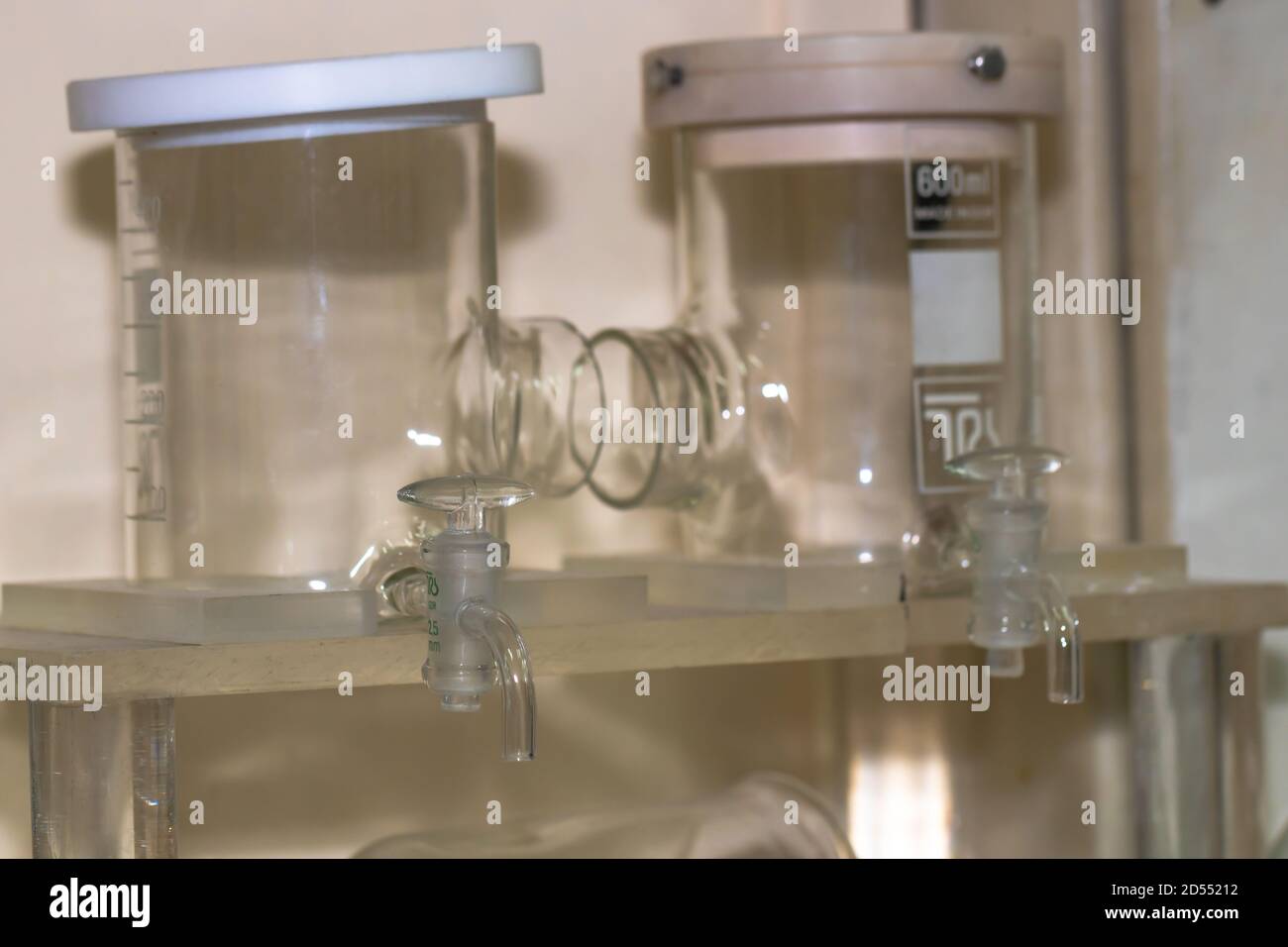 View over physico-chemical laboratory equipment Stock Photo - Alamy