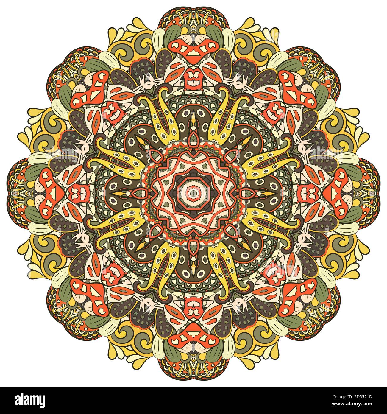 Mandala, tracery wheel mehndi design Stock Vector Image & Art - Alamy